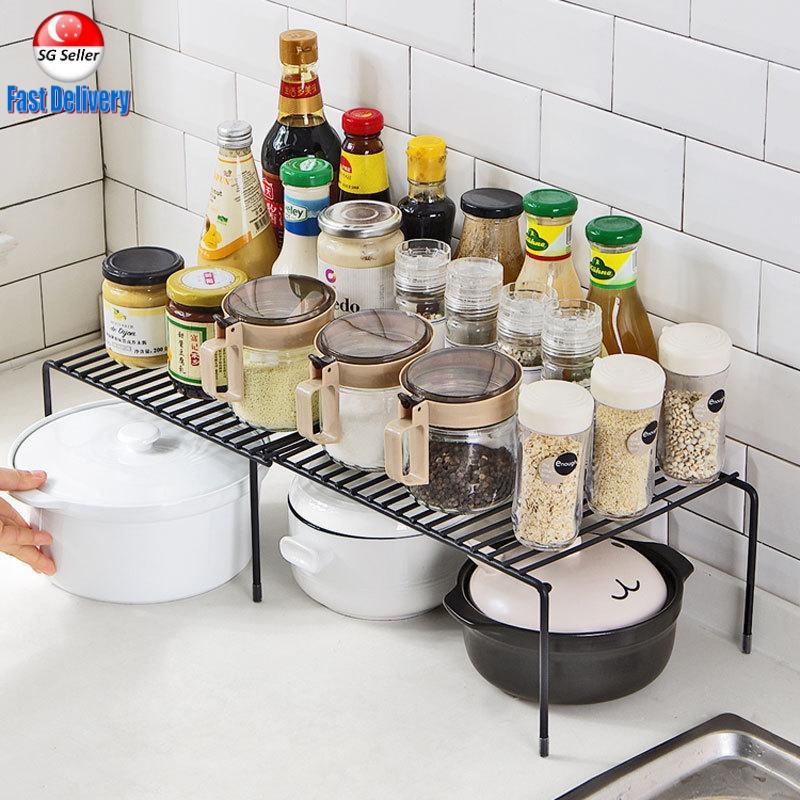 [READY STOCK]Metal Storage Rack Kitchen Stock Stand | Shopee Singapore