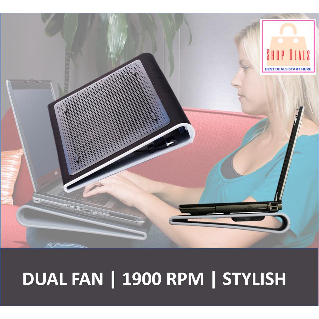 Targus Portable Lightweight Chill Mat Lap for Laptop, Black/Gray ...