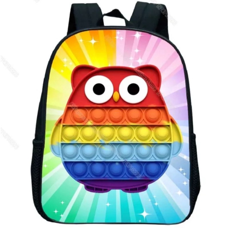 Anr-children's Backpacks With Assorted Motifs pop it-School Bags For ...