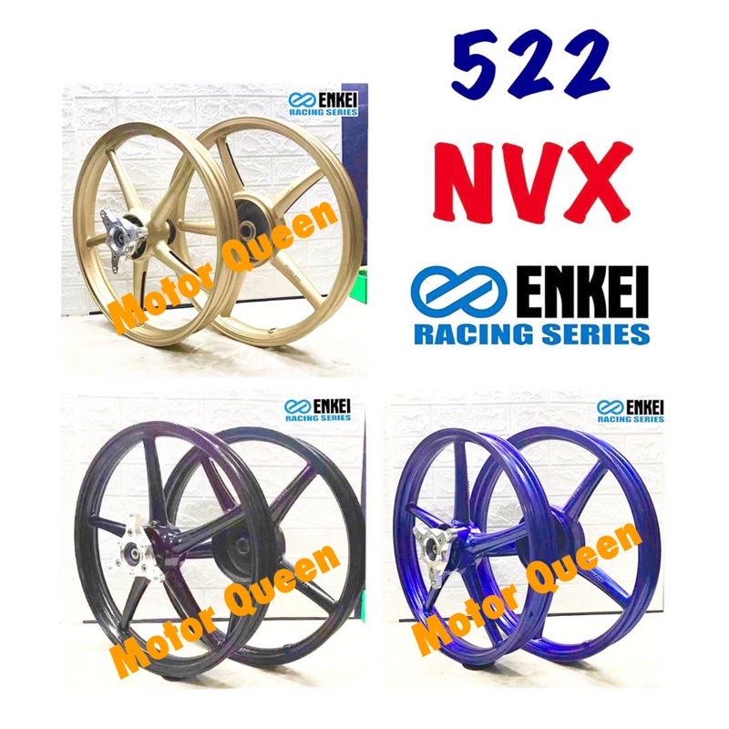 ENKEI SPORT RIM CAST WHEEL SP 522 YAMAHA NVX 155 3 COLORS AVAILABLE ...