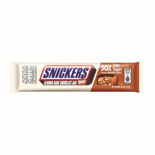 Snickers Almond Dark Chocolate Bar 40g | Shopee Singapore