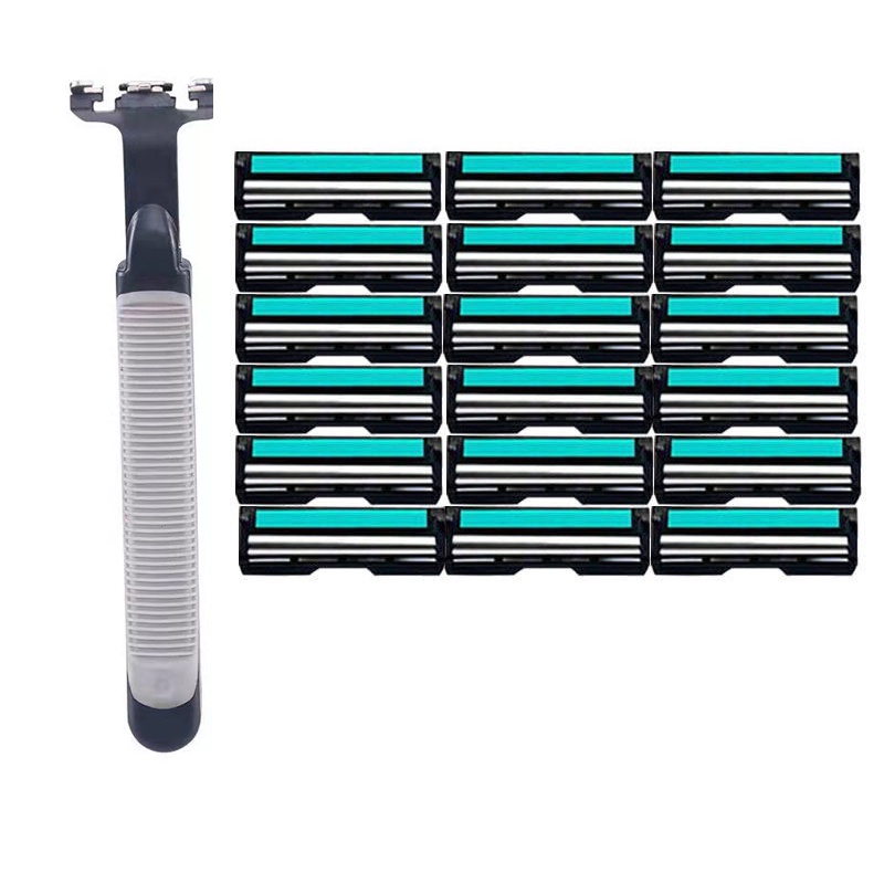 [6/18 blades] shaver for men gilette refill safety blade shaver razor ...