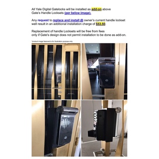 Yale YDR30GA + YDD724A Digital Lock Bundle (COMES WITH FREE GIFTS ...