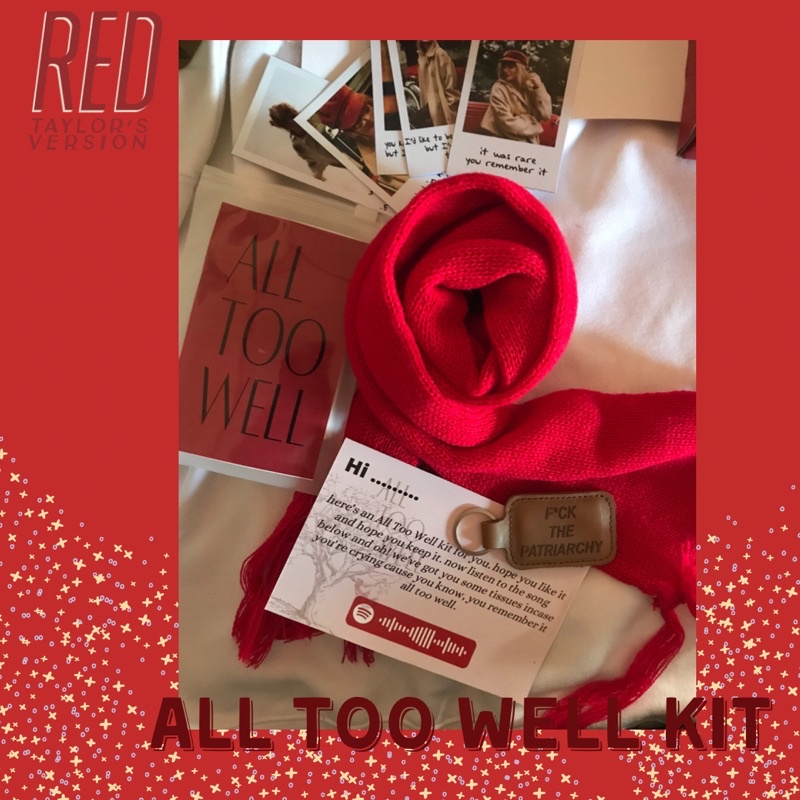 All TOO WELL KIT - TAYLOR SWIFT ALL TOO WELL - RED ALBUM TAYLOR SWIFT ...