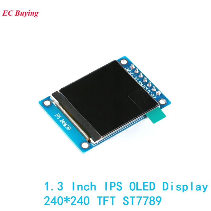 0.96 1.3 1.44 1.8 Inch IPS OLED Display Module 240*240 RGB TFT for DIY LCD Board ST7789 7Pin 4 ...