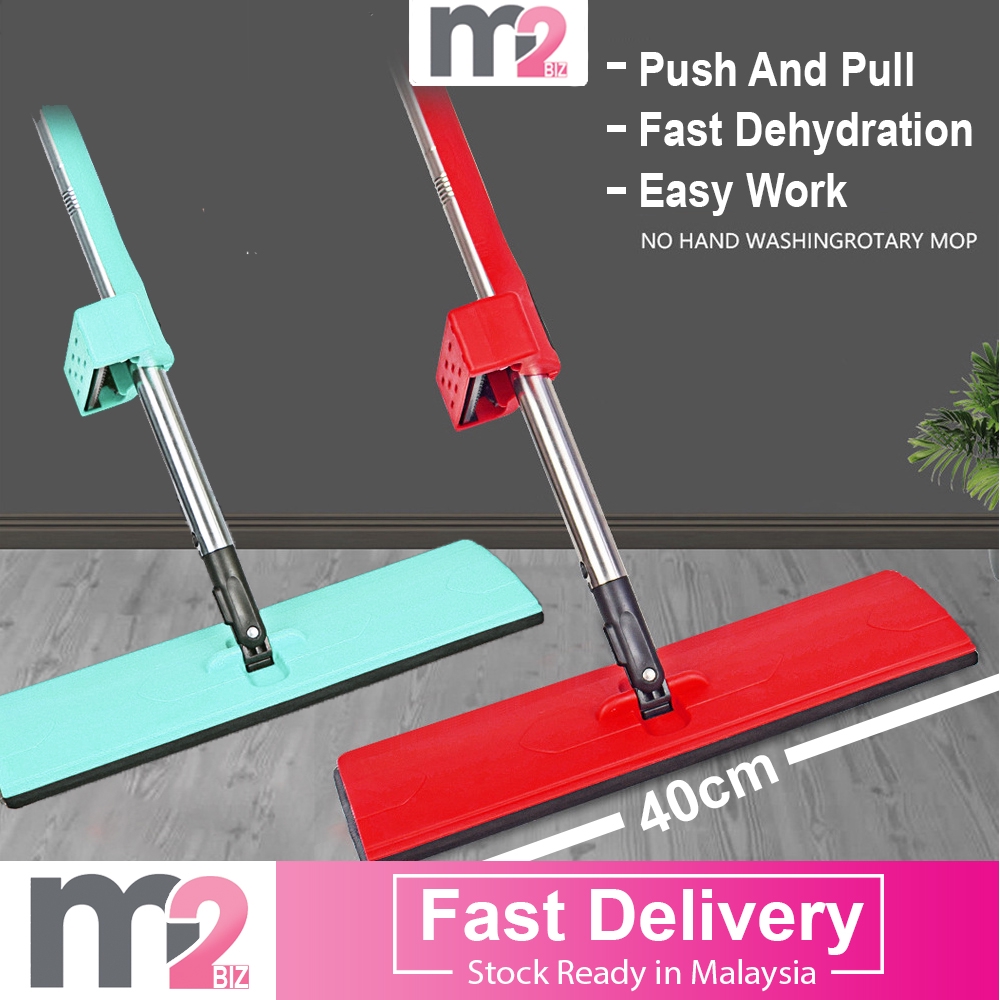 Home Cleaning Spin 360 Rotating Self-Wringing Fibre Magic Mop Free Hand ...