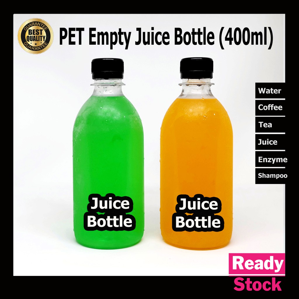 400ml Premium Empty PET Juice Plastic Bottle | Botol kosong plastik jus ...