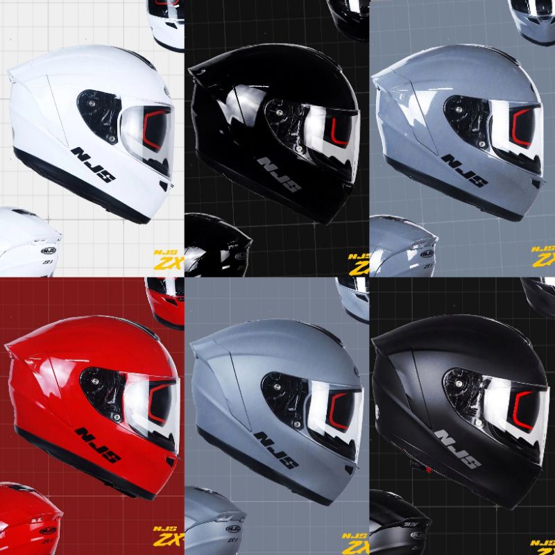 Njs ZX1 ORIGINAL ZX-1 fullface Helmet | Shopee Singapore