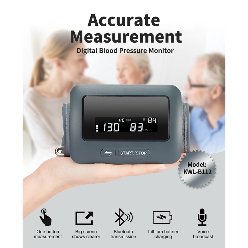 New Accurate Measurement Digital Blood Pressure Monitor Arm Blood ...