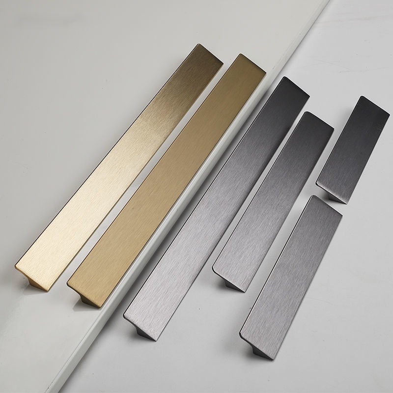 Customized Invisible Handles Long Wardrobe Drawers Dark Embedded Non ...