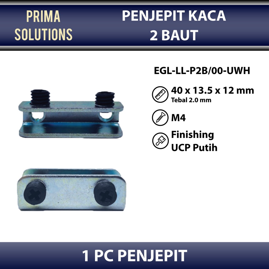 6mm Glass Clamp - 2-bolt Glass Clamp | Shopee Singapore