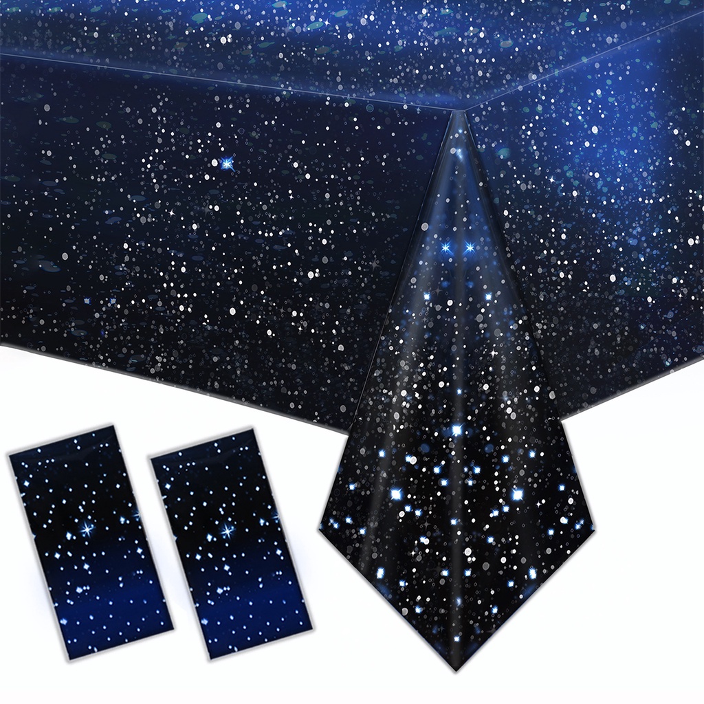Starry Sky Theme 274*137CM High-quality Tablecloth Outer Space Star ...