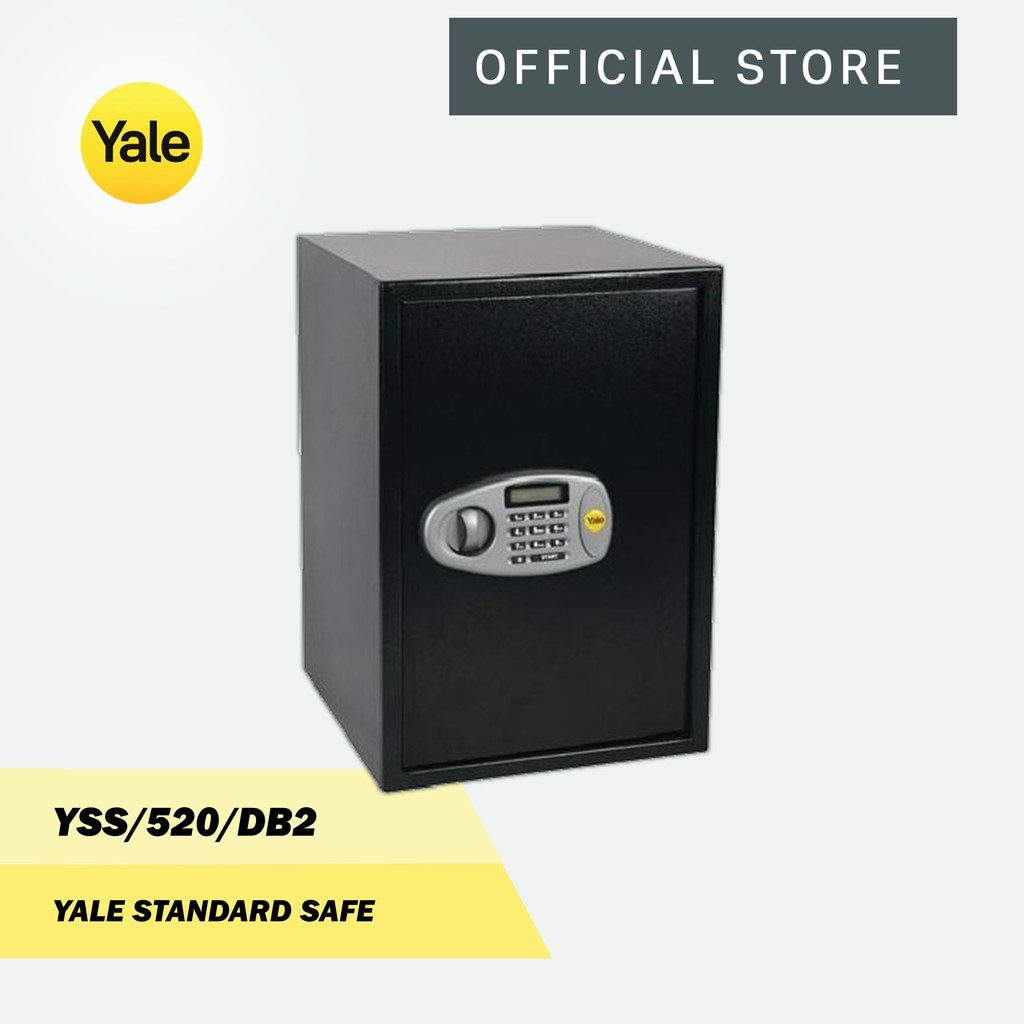 Yale YSS/520/DB2 Large Standard Safe (Note: Dimension of Digital Panel ...