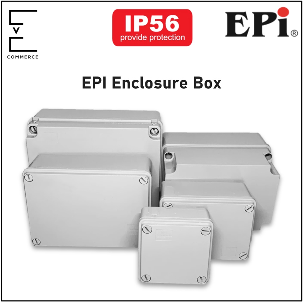 EPI WEATHERPROOF ENCLOSURE BOX / JUNCTION BOX (WITH PLASTIC SCREW ...