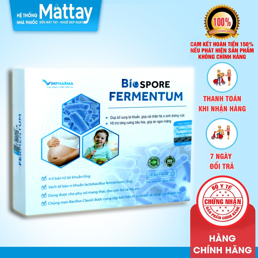 Biospore fermentum - Box Of 10 x 10ml Tubes - Supports Digestion, Helps ...