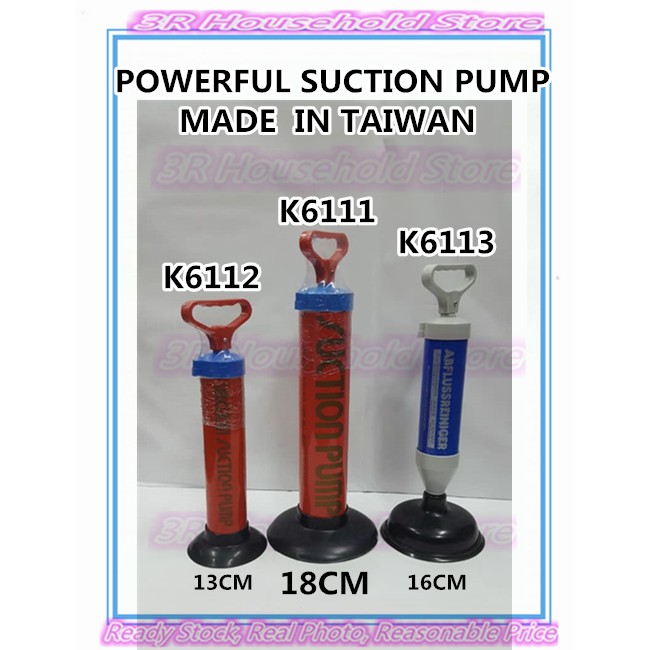 Taiwan Toilet Pump For Clog drainage In Sink / Toilet Bowl / Basin ...