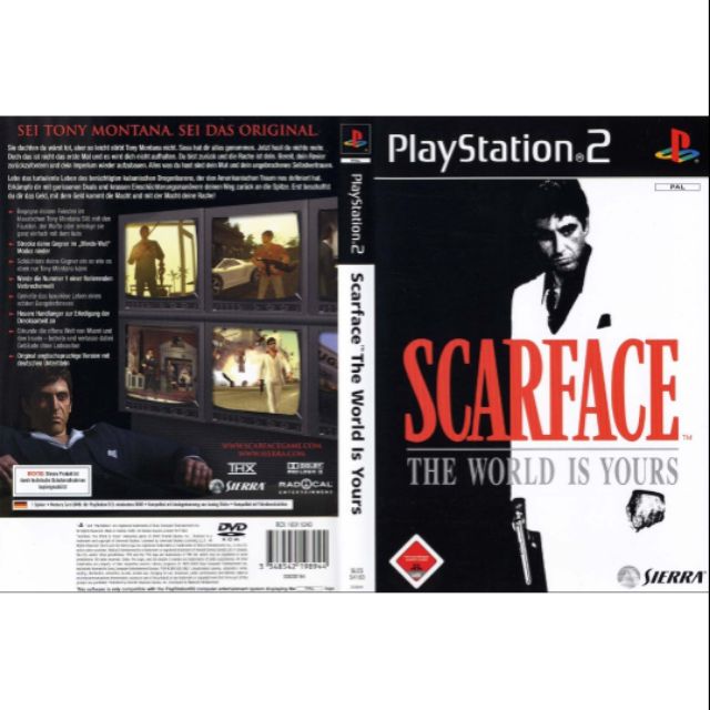 PS2 GAMES COLLECTION (Scarface: The World Is Yours) | Shopee Singapore