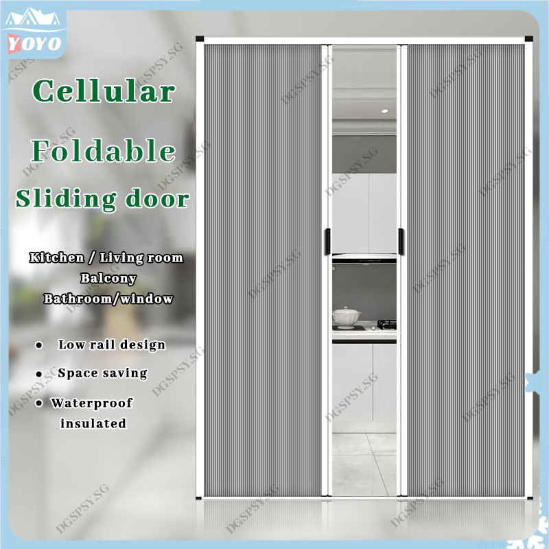 Honeycomb Foldable Invisible Sliding Retractable Partition Door ...