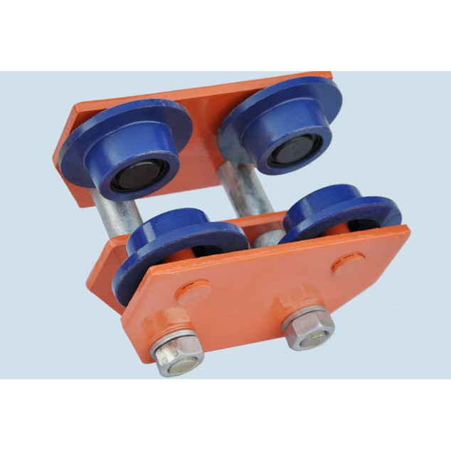 HEAVY DUTY PRICE GEARED TROLLEY MANUAL DRIVING TROLLEY WITH WHEEL ON I ...