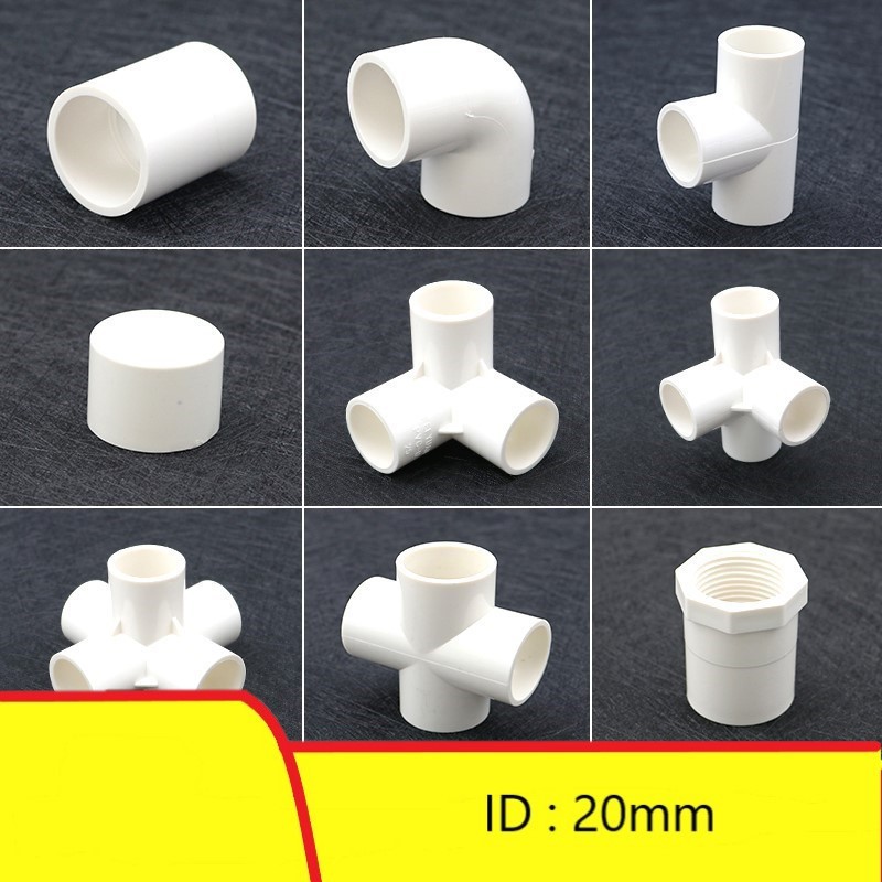 🇸🇬 ID:20mm uPVC DIY Water Supply Pipe & Fittings, 3-way,4-way,5-way,6-way connectors | Shopee ...