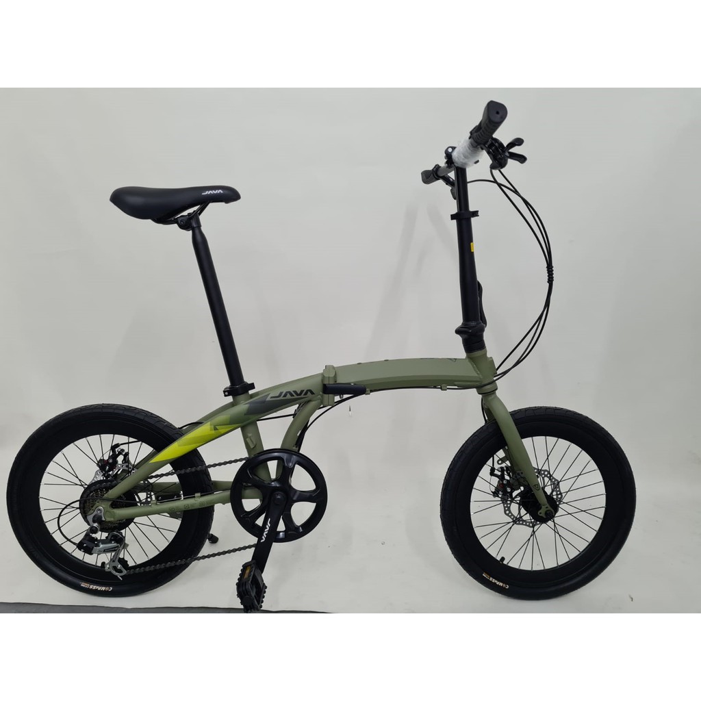 TJS-JAVA Zelo Ready Stock 20 Inch Foldable Bike Folding Bicycle Foldie ...