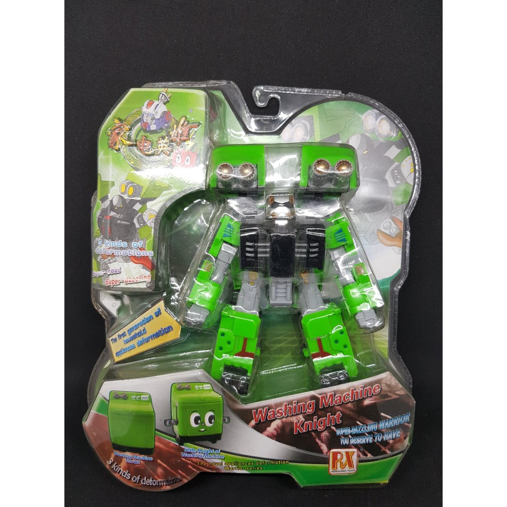 Robot Washing machine Transform Deformation knight transformers ...