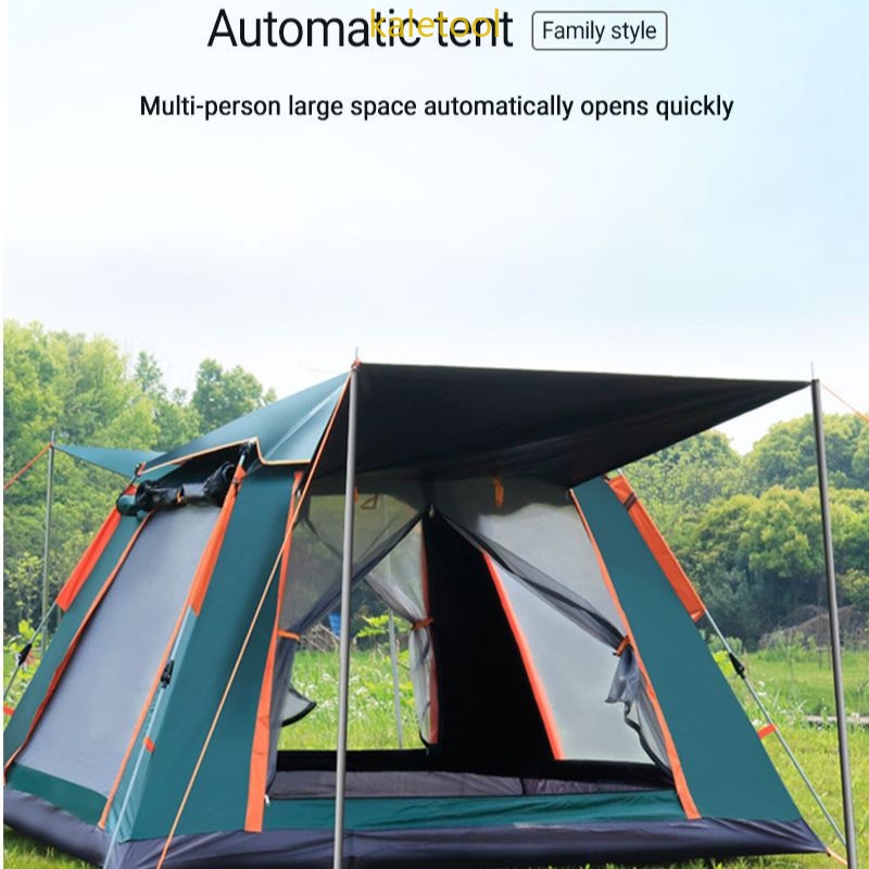 Outdoor Automatic Quick-opening Spring Tent 6-7 People Waterproof ...