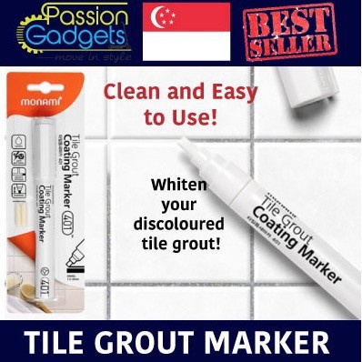 SG Seller MONAMI Tile Grout Marker remove mold kitchen bathroom stains mold stain Repair Stain ...