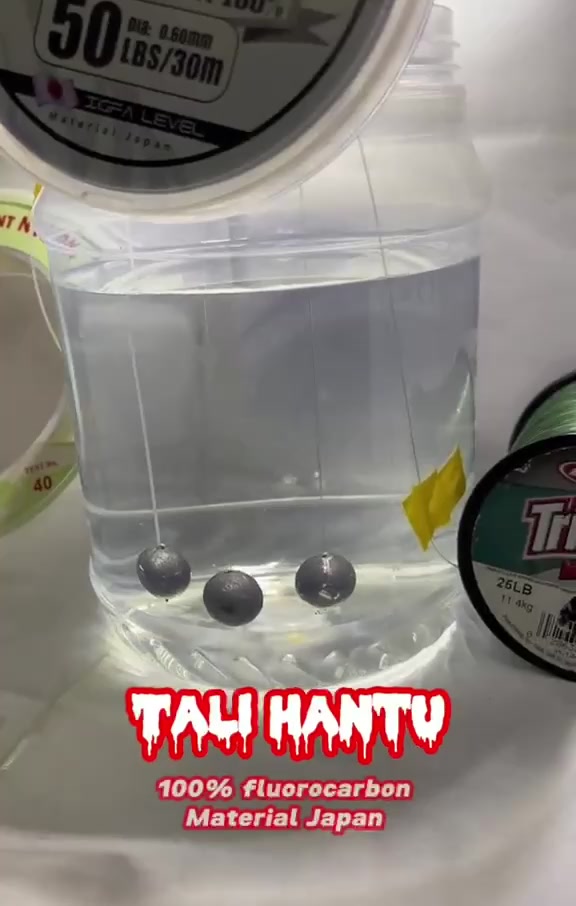 FIXORY Ghost 100% Fluorocarbon Leader Line 30m FC Fluoro Carbon ...