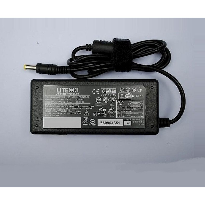 Original LITEON 19V 3.42A 65W (5.5*1.7MM) PA-1650-02 Power Supply ...