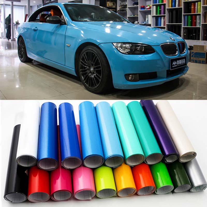 152cm Covering Film Car Wrap Bright Glossy Vinyl Cutter Motorcycle ...