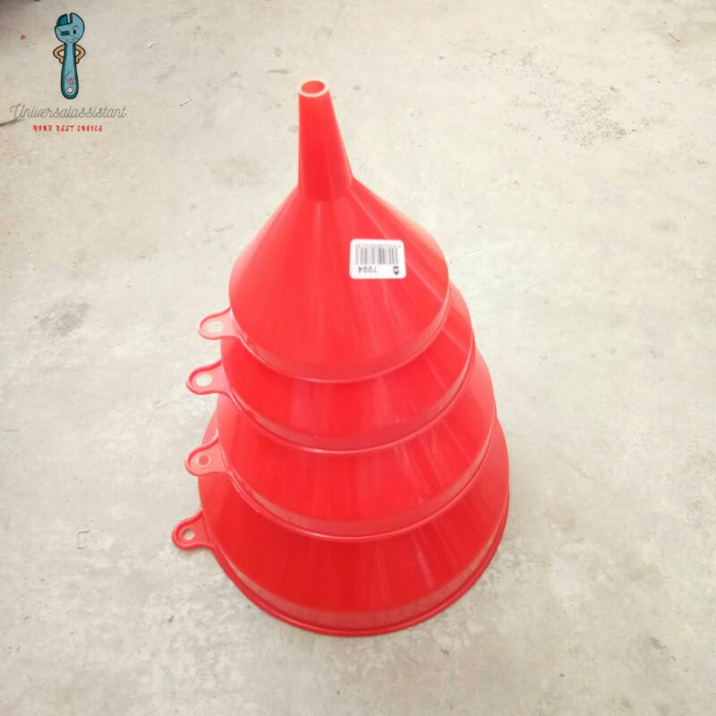 【4” / 5” / 6” / 8” 】Multipurpose Plastic Funnel | Corong Plastic | Oil ...