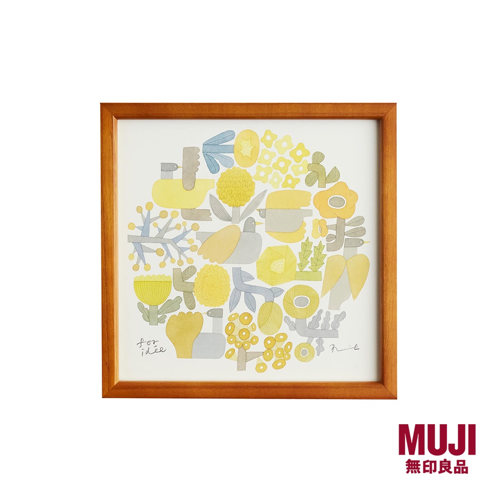MUJI IDEE Birds' Words Poster - Garden 20cm | Shopee Singapore
