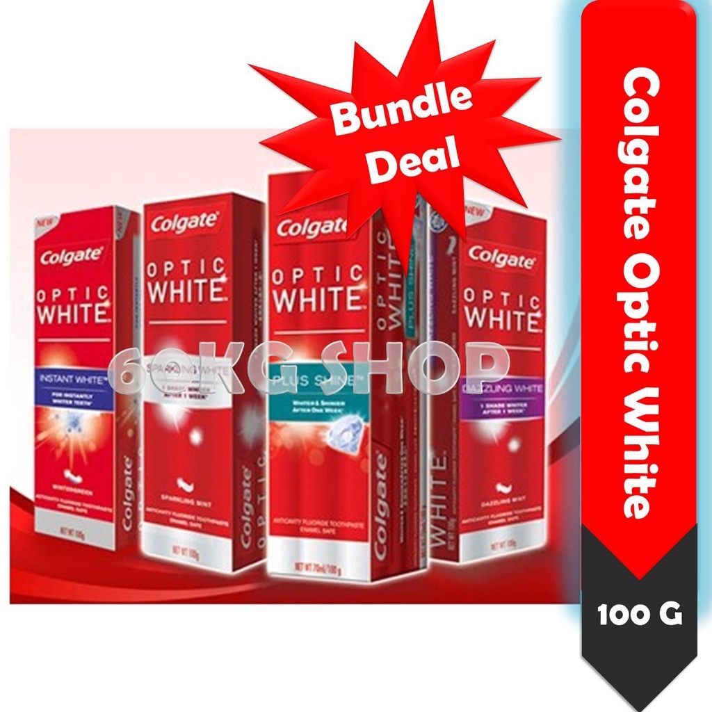 Colgate Optic White Whitening Toothpaste, 100g [Mix] | Shopee Singapore