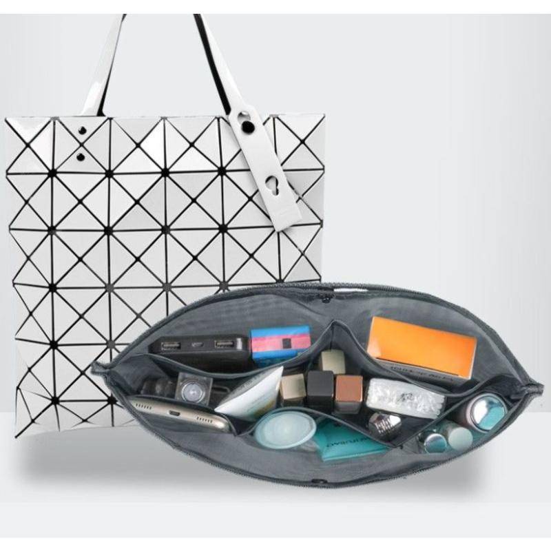 S/L mesh Insert Bag Organizer Women Fits for Tote Handbag Organizer ...
