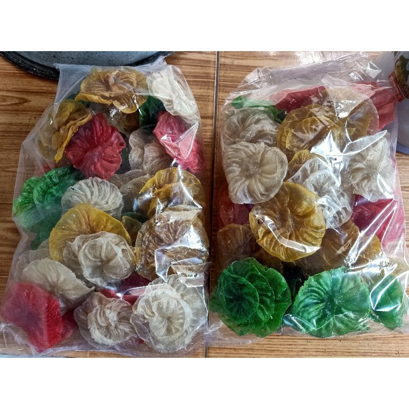 Super Typical Karawang Raw Rose Flower Crackers, 20 pcs | Shopee Singapore