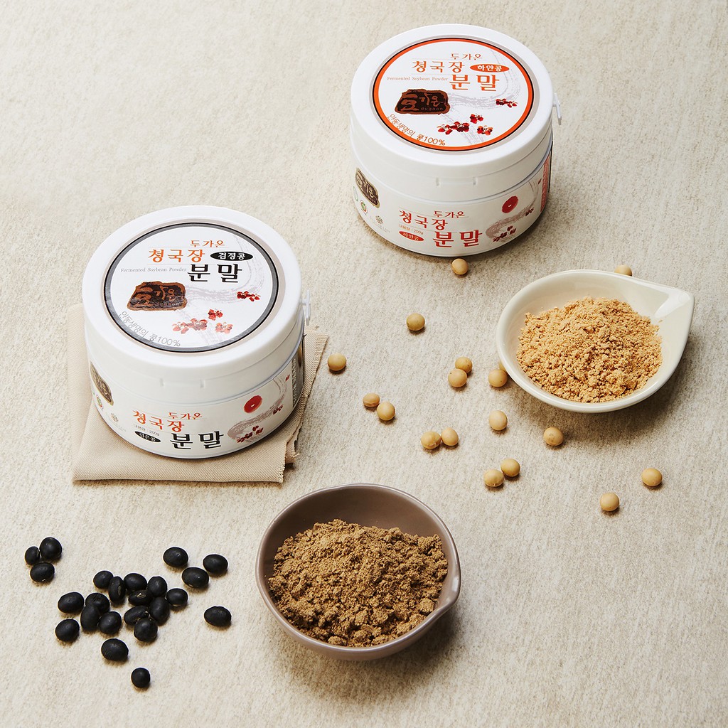 [NIKKYUH BIO] Fermented White | Black Soybean Cheonggukjang Powder 200g ...