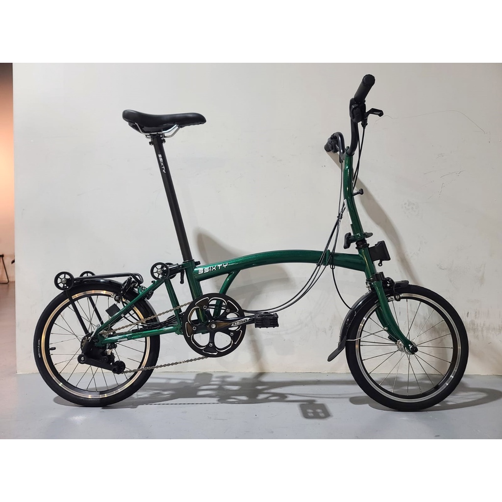 3Sixty External 6 Speed G6 M bar Folding Bike Trifold 16" Foldable ...