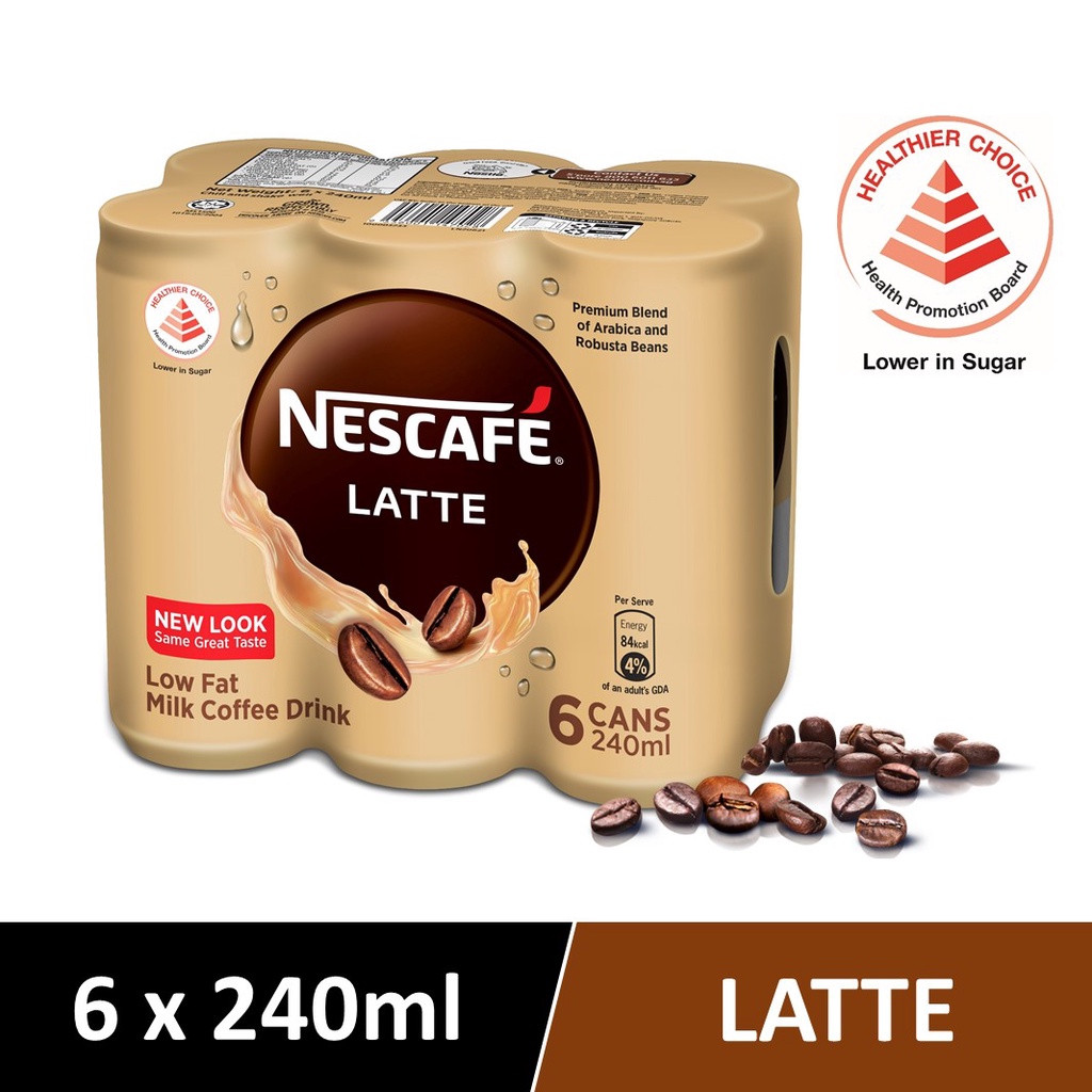 NESCAFE Latte Can (6x240ml) | Shopee Singapore