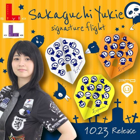 【L-Style】Lstyle Yukie Sakaguchi 坂口優希恵 Version 1 Darts Flight Pro Shape Mix | Shopee Singapore