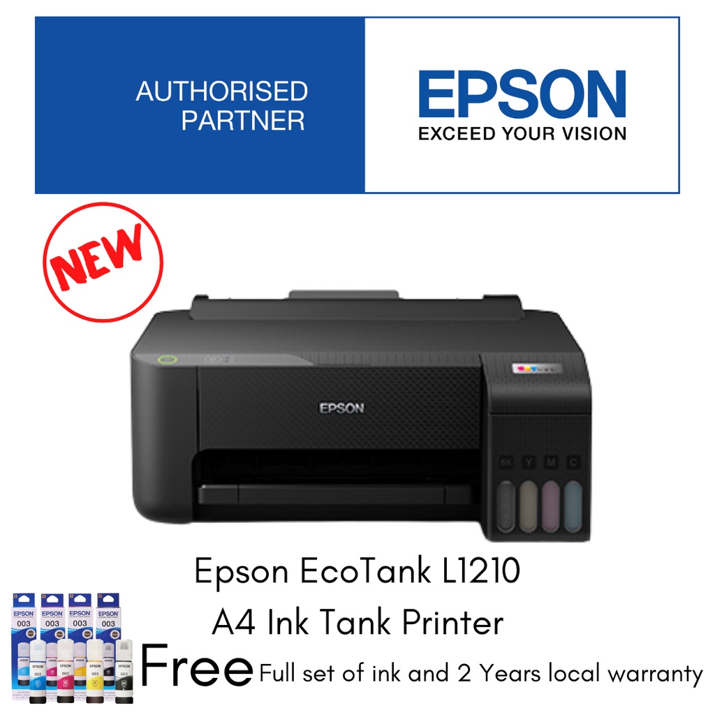 Epson EcoTank L1210 A4 Ink Tank Printer Replacement Model for L1110 ...