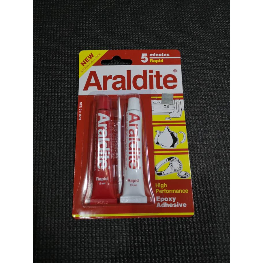 Araldite 5minutes Rapid High Performance Fast-setting Epoxy Adhesive (2 ...