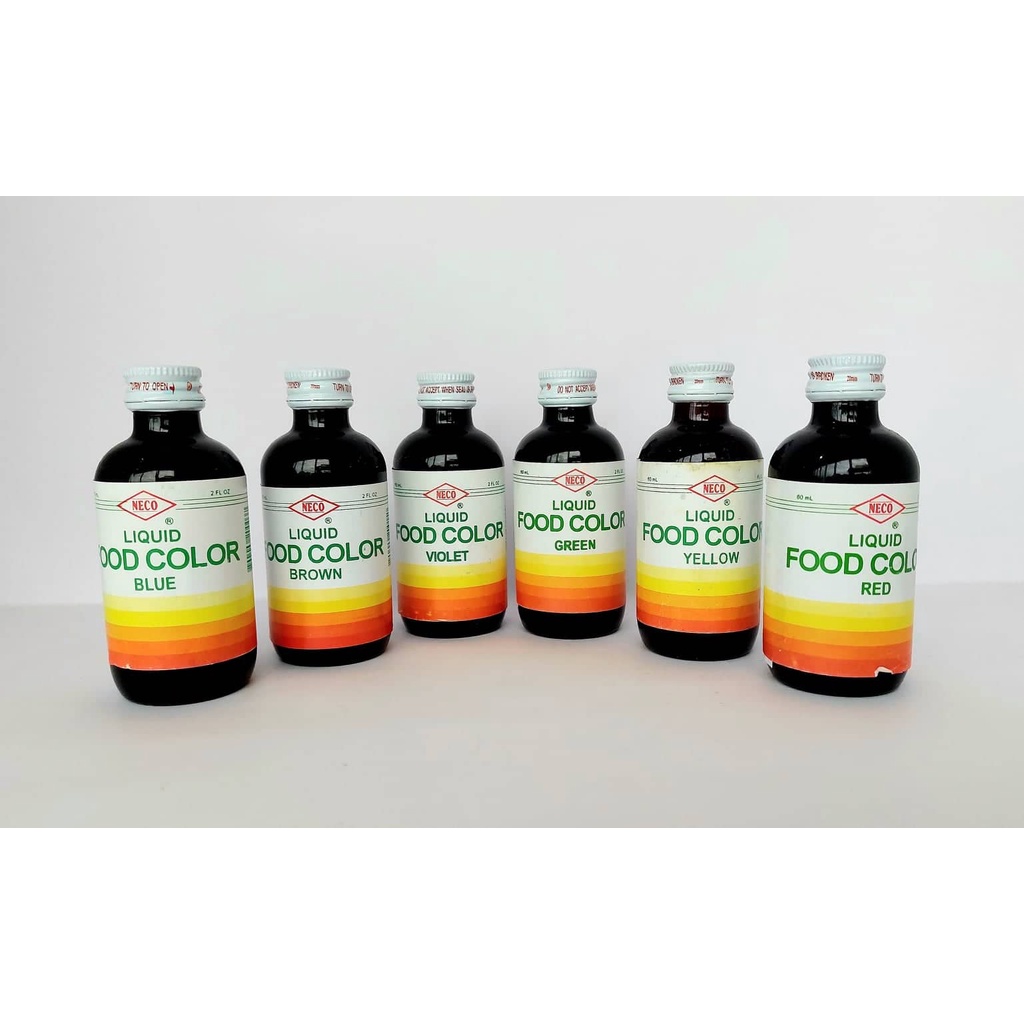 Neco Liquid Food Color 60ml | Shopee Singapore