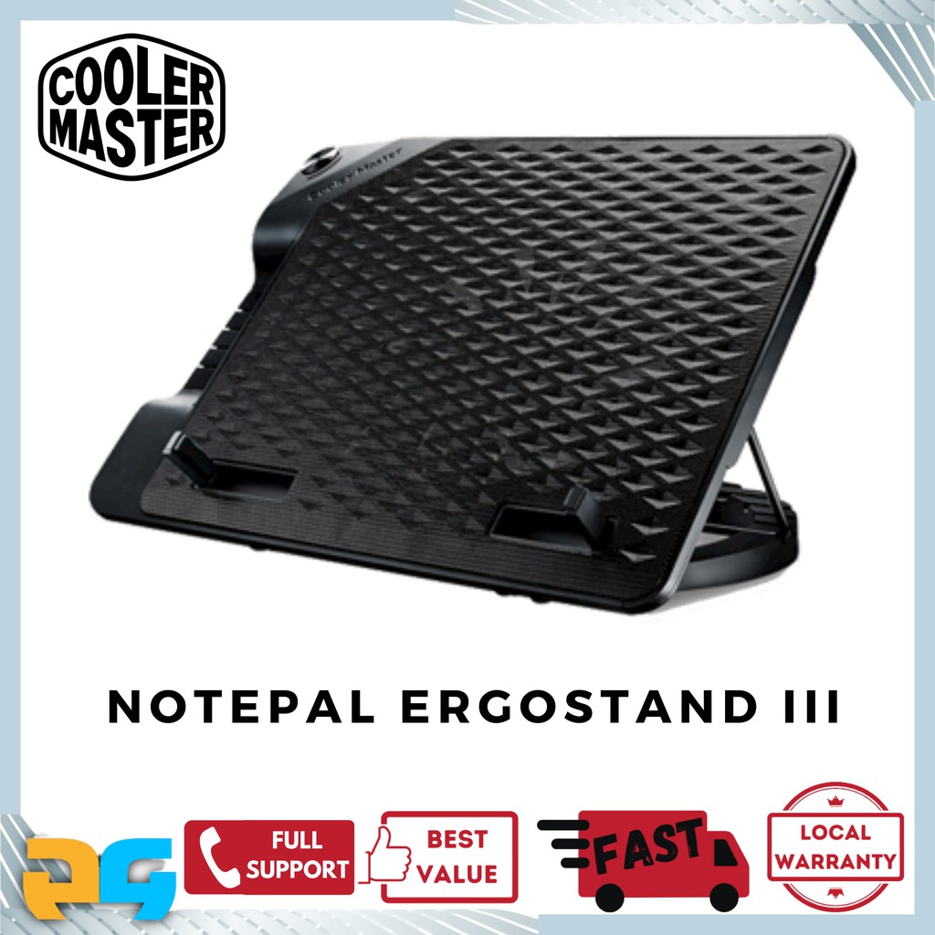 Cooler Master Notepal Ergostand III Notebook Cooler/Stand | Shopee ...