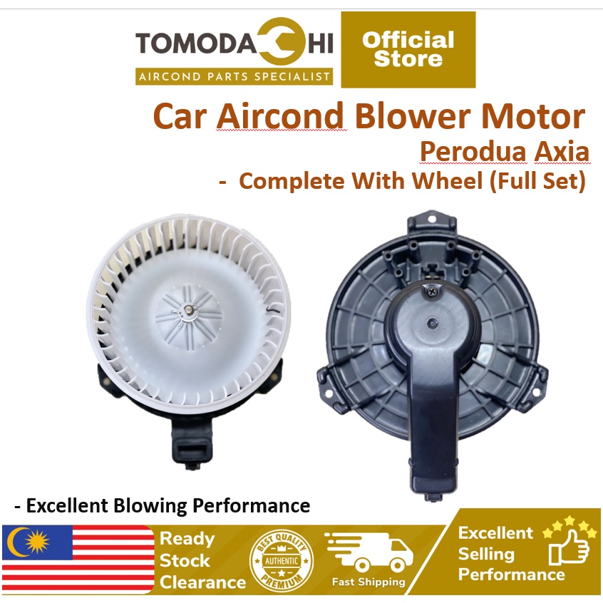 TOMODACHI Car Air Cond Blower Aircond Motor Assy Perodua Axia | Blower Aircond Kereta Aircond ...