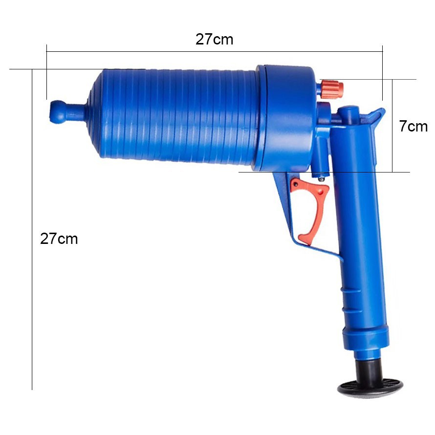 Pam Tandas Sinki Sumbat Toilet Drain Sink Pump Blaster Plunger Pressure ...