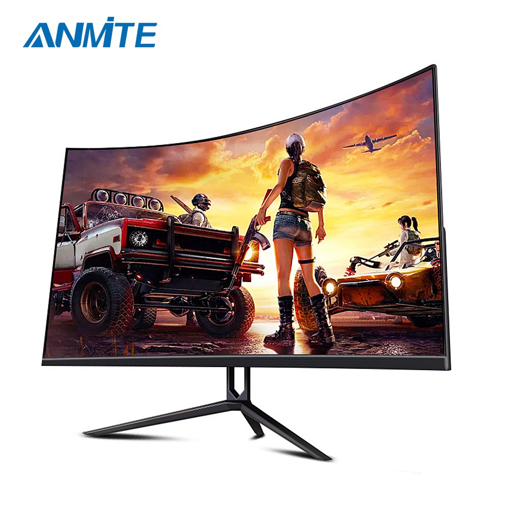 ANMITE 27-inch Curved FHD LED Monitor -Super Slim and Sleek Design ...