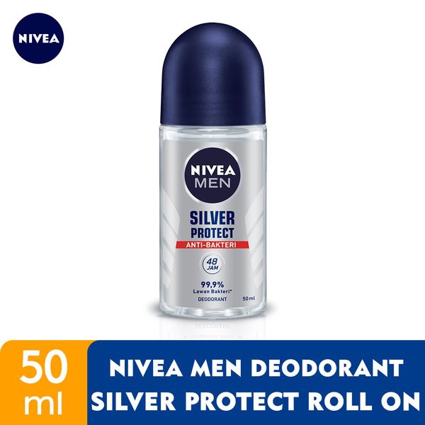 Nivea MEN DEODORANT SILVER PROTECT 50ML | Shopee Singapore