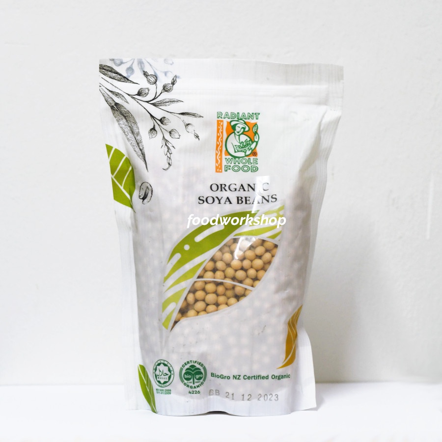 Radiant Organic Soy Beans Non-GMO Kacang Soya Organik 500g Certified ...