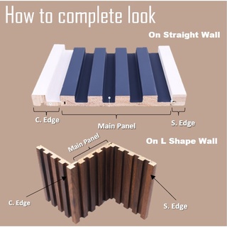 [Local] Partition panel wood panel wall partition fluted wall panel ...